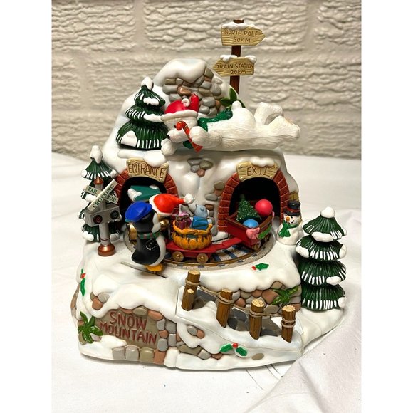 Kmart | Holiday | Vintage Christmas Snow Mountain Musical Animated ...